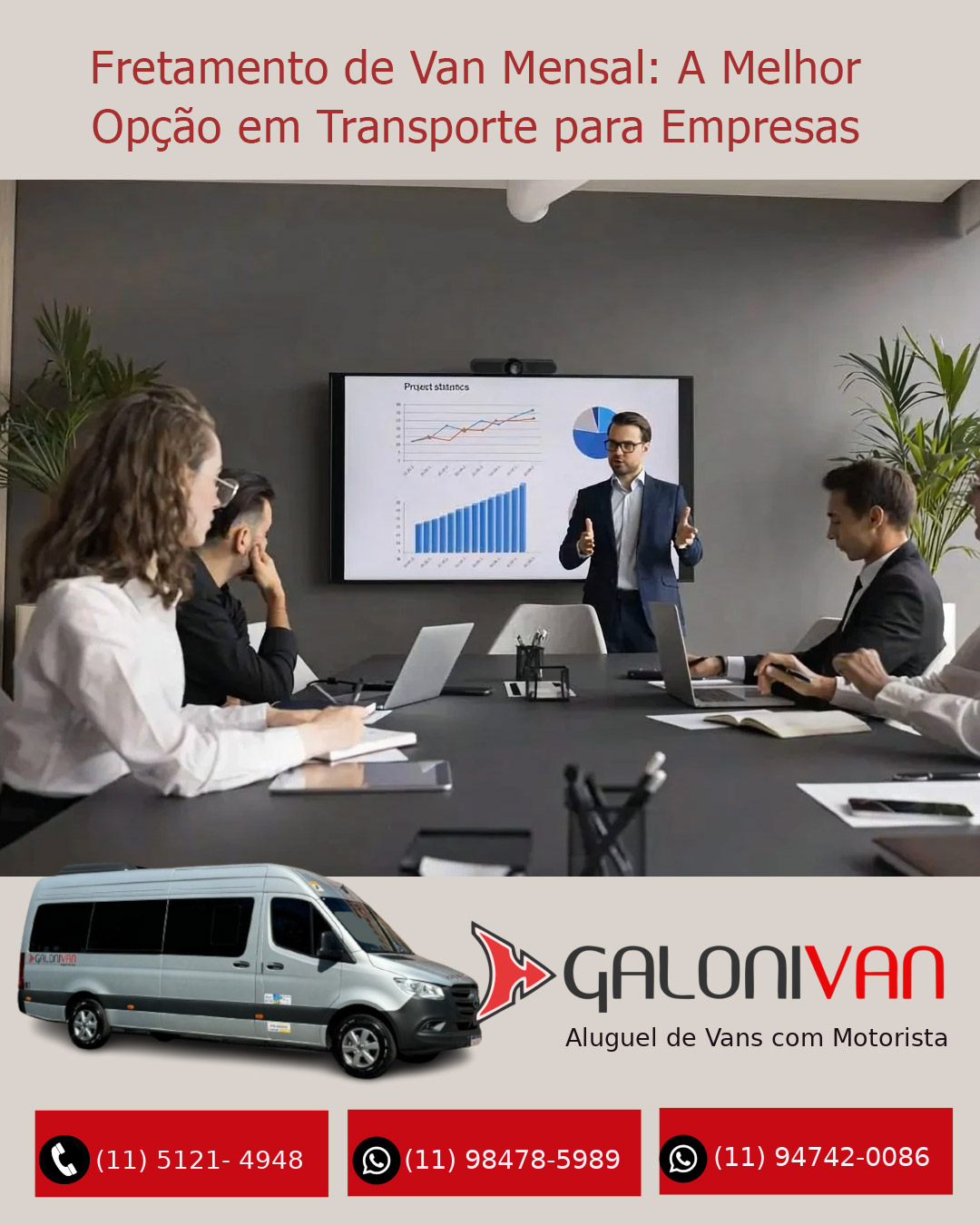 Fretamento de Van Mensal: Transporte para Empresas